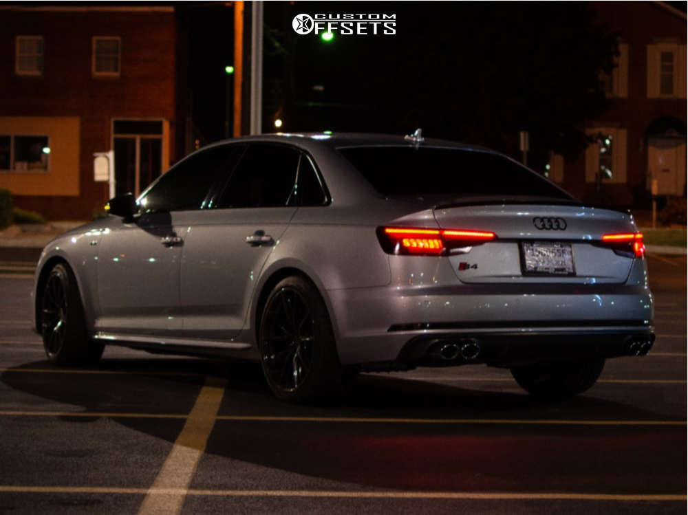 2018 Audi S4 with 19x9.5 38 Niche M240 Rainer and 255/35R19 Michelin ...