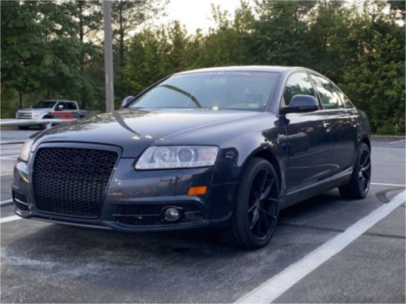 2011 Audi A6 Quattro with 19x8.5 30 ESR Rf2 and 245/35R19 Hankook ...