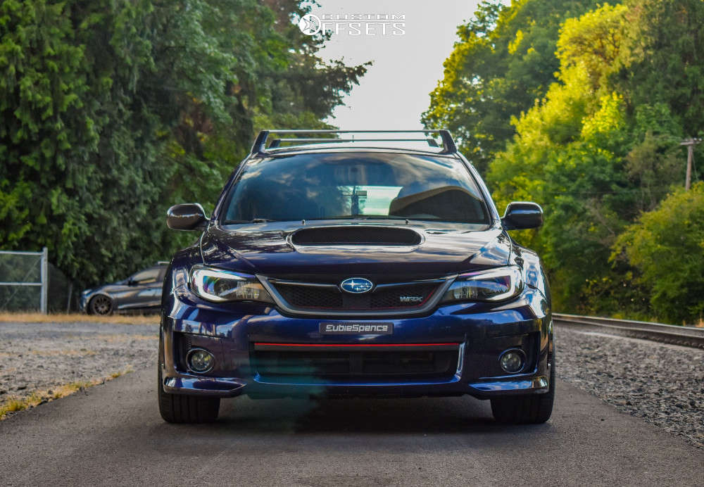 2014 Subaru WRX Nearly Flush Stock | Custom Offsets