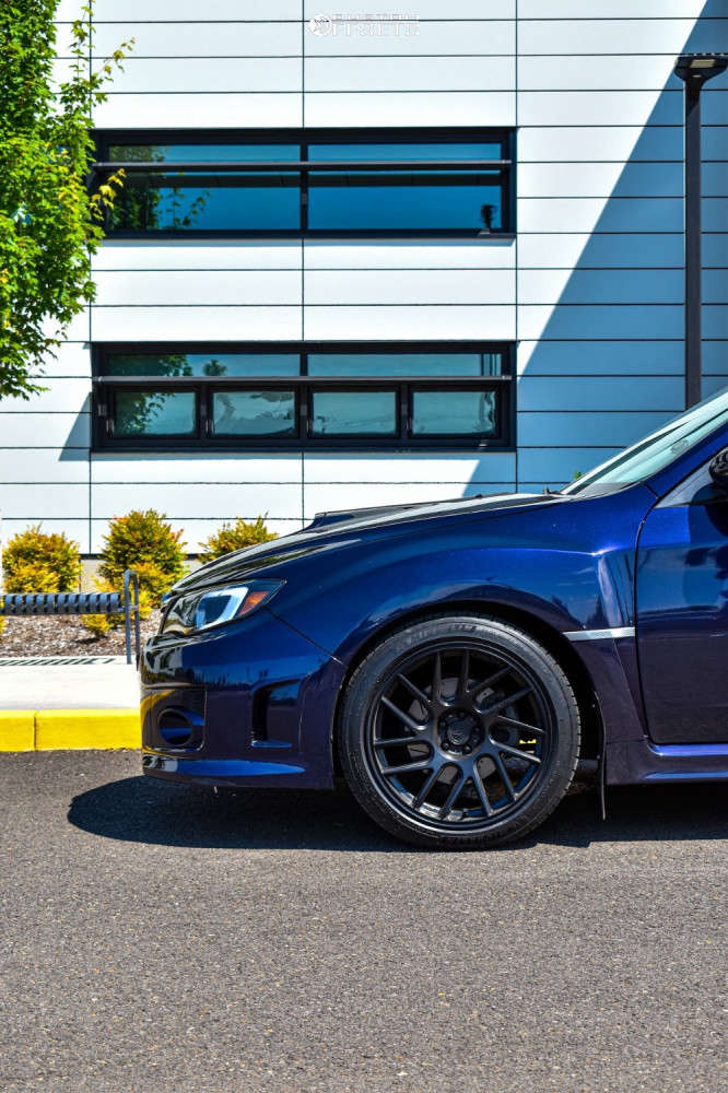 2014 Subaru WRX Nearly Flush Stock | Custom Offsets