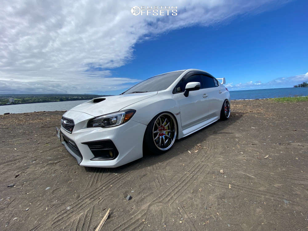 2018 Subaru WRX STI with 18x10.5 15 Aodhan Ds02 and 225/40R18 Velozza ...