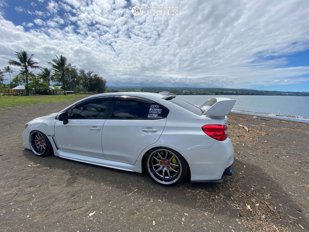 2018 Subaru WRX STI with 18x10.5 15 Aodhan Ds02 and 225/40R18 Velozza ...