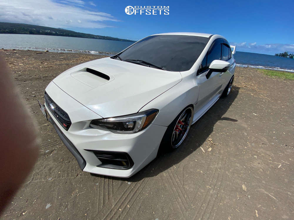 2018 Subaru WRX STI with 18x10.5 15 Aodhan Ds02 and 225/40R18 Velozza ...