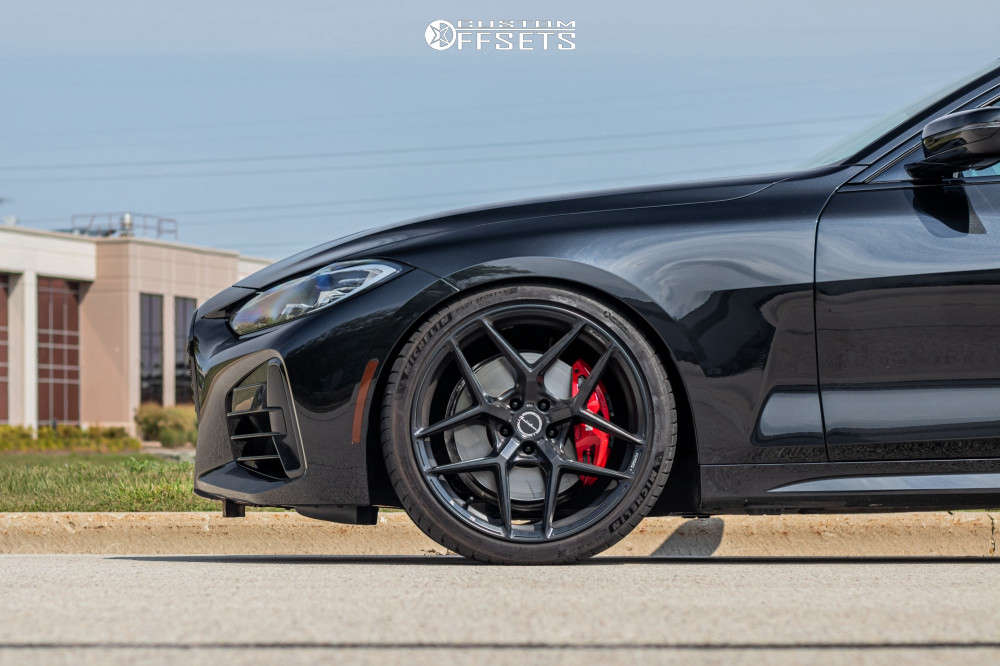 2021 BMW M440i XDrive with 20x9 25 Brixton Forged Rf7 and 245/35R20 ...