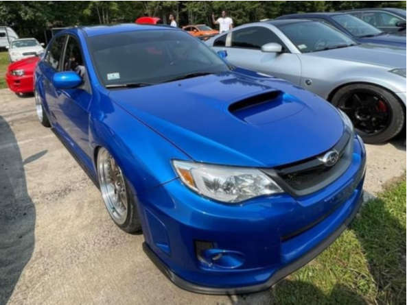 2011 Subaru WRX with 18x9.5 22 ESR Sr01 and 225/40R18 Toyo Tires ...