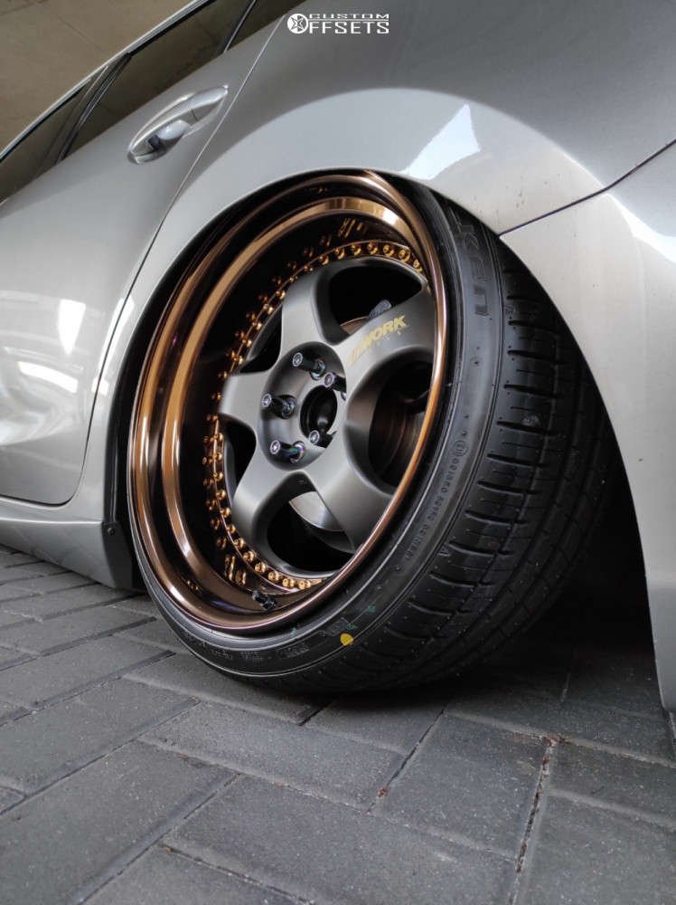 2014 Mazda 6 with 19x10 17 Work Meister S1 3p and 235/35R19 Falken ...