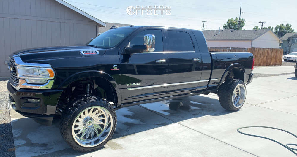 2019 Ram 2500 with 24x14 -76 KG1 Forged Phoenix and 35/13.5R24 Atturo ...