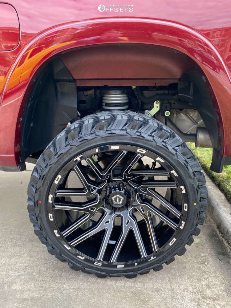 2020 Ram 1500 with 24x12 -44 TIS 554BM and 35/12.5R24 Gladiator Xcomp ...