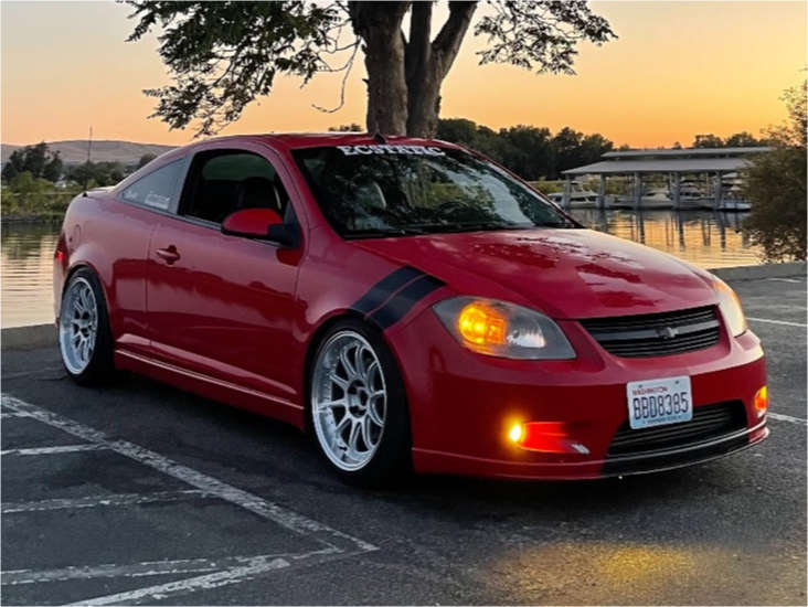 Red Cobalt Ss Gold Wheels
