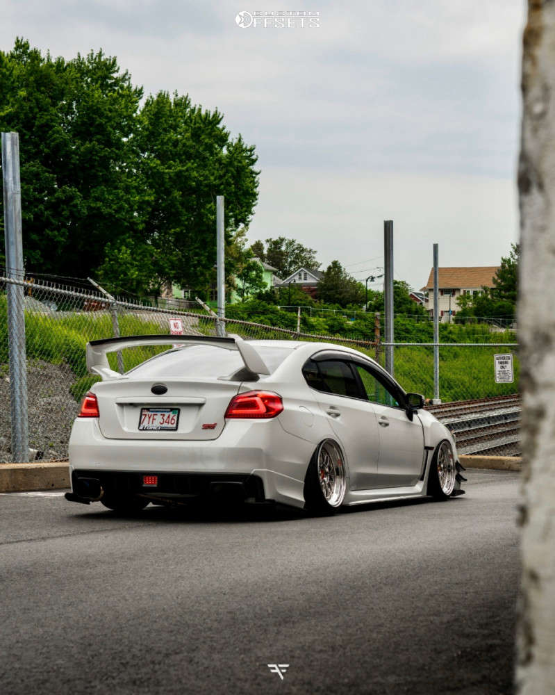 2017 Subaru WRX STI with 18x10 18 BBS Lm and 225/40R18 Federal SS595 ...