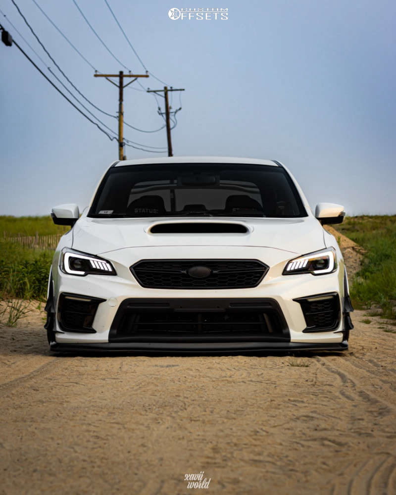 2017 Subaru WRX STI with 18x10 18 BBS Lm and 225/40R18 Federal SS595 ...