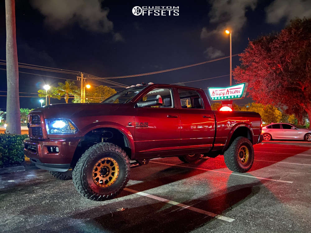 2017 Ram 2500 with 17x10 6 Method Nv Hd and 37/12.5R17 Toyo Tires Open ...