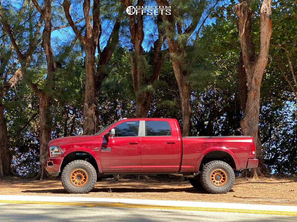 2017 Ram 2500 with 17x10 6 Method Nv Hd and 37/12.5R17 Toyo Tires Open ...