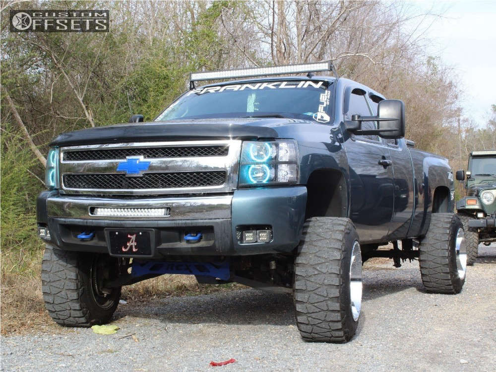 2011 Chevrolet Silverado 1500 with 20x14 -76 XD Riot and 35/12.5R20 ...