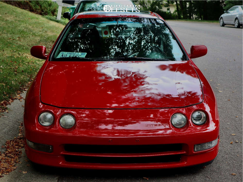 1994 Acura Integra with 16x8 20 MST Time Attack and 195/40R16 Federal ...