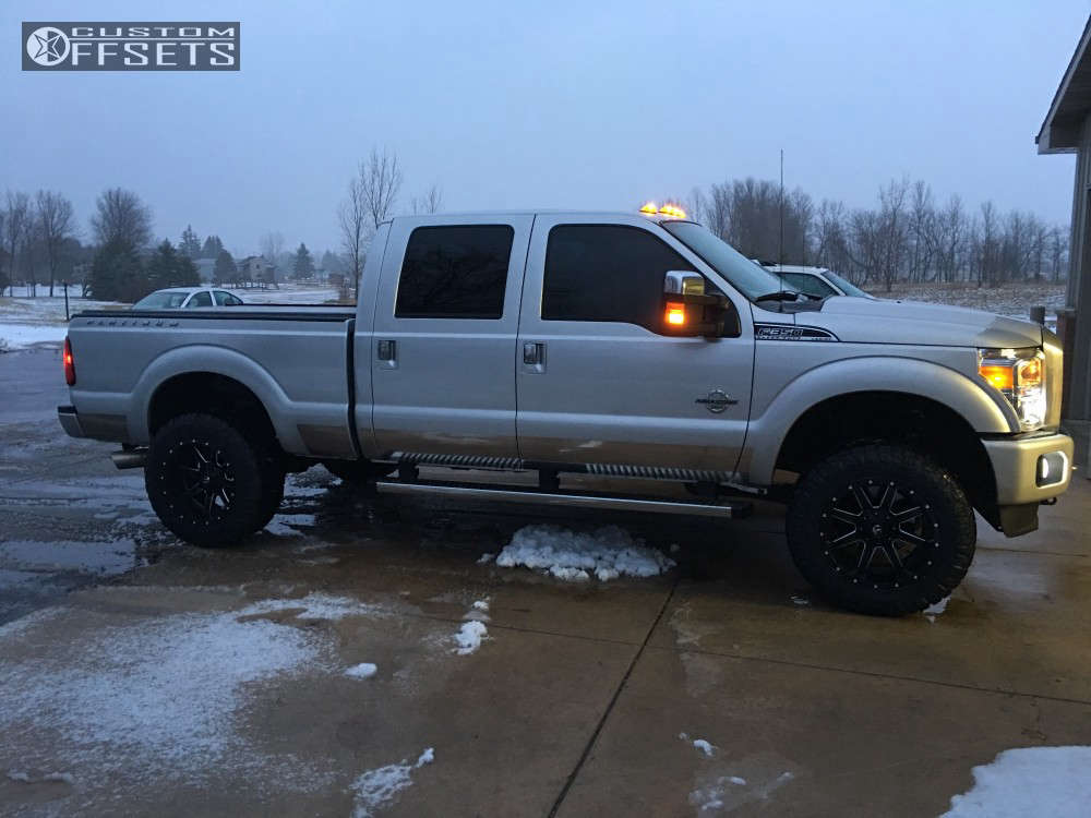 2013 Ford F-350 Super Duty with 20x12 -44 Fuel Maverick and 35/12.5R20 ...