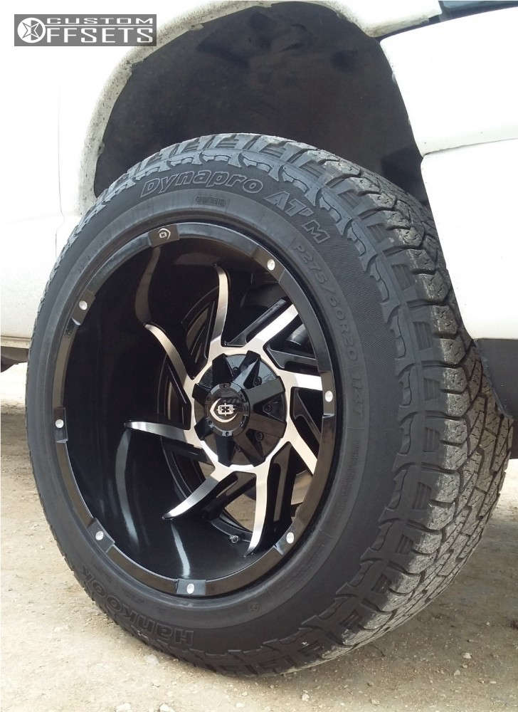 2008 Dodge Ram 1500 with 20x12 -51 Vision Prowler and 275/65R20 Hankook ...