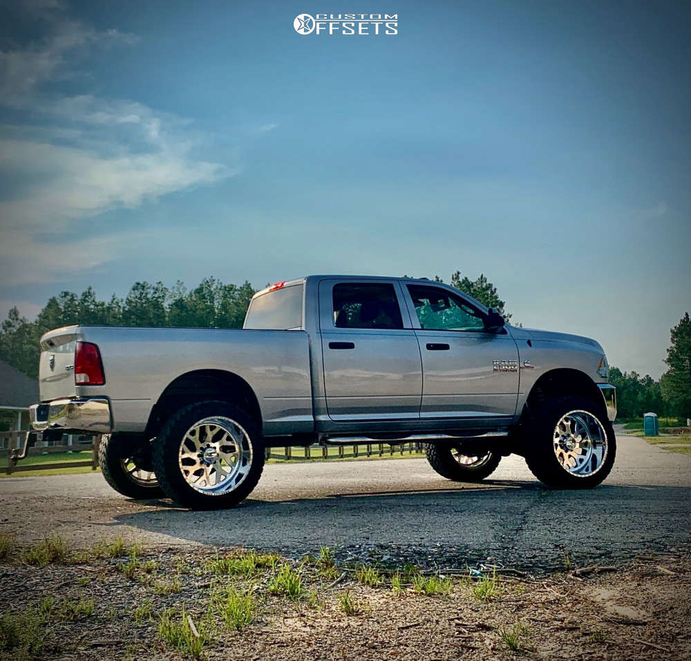 2017 Ram 2500 with 24x14 -73 American Force Lucky Ss and 375/40R24 ...