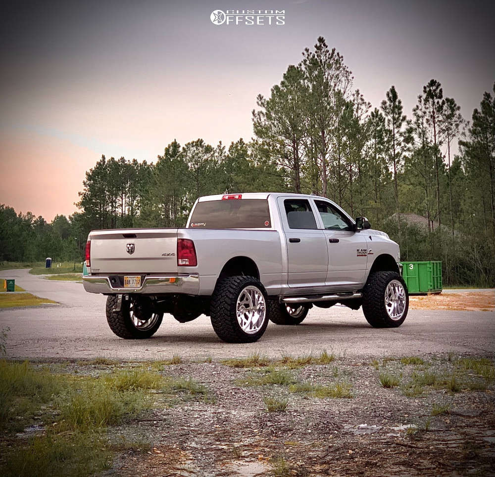 2017 Ram 2500 with 24x14 -73 American Force Lucky Ss and 375/40R24 ...