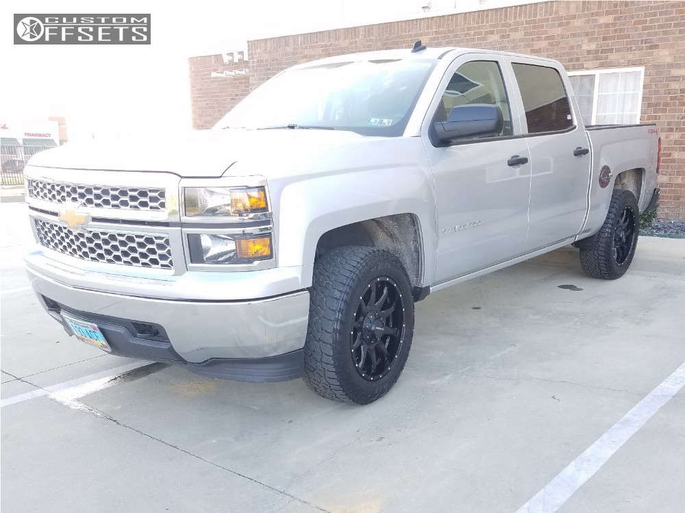 2014 Chevrolet Silverado 1500 with 20x9 20 Raceline Shift and 275/60R20 ...