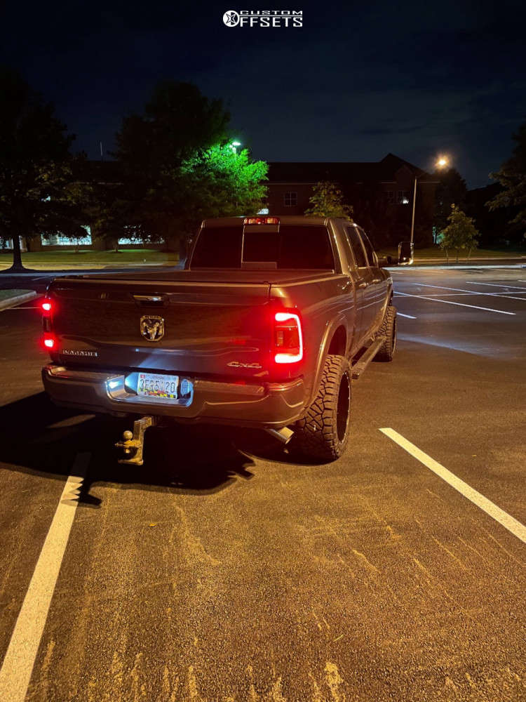 2021 Ram 2500 with 22x10.5 -25 BMF Roulette and 295/50R22 Nitto Ridge ...