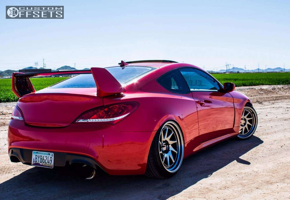 2010 Hyundai Genesis Coupe with 20x9.5 12 Zedd Slt and 225/30R20 Lexani ...