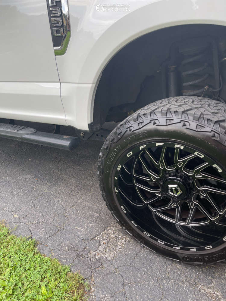 2018 Ford F-350 Super Duty with 22x12 -44 TIS Forged 544bm and 35/12 ...