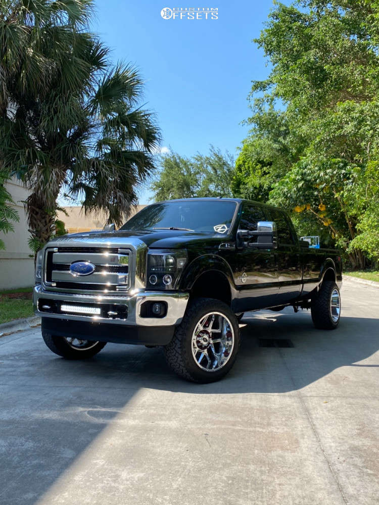 2011 Ford F-350 Super Duty with 22x12 -51 Vision 360 and 35/12.5R22 ...