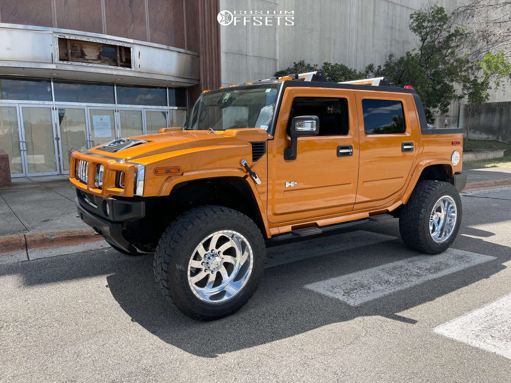 2006 HUMMER H2 with 22x12 -40 American Force Blade Ss8 and 37/13.5R22 ...