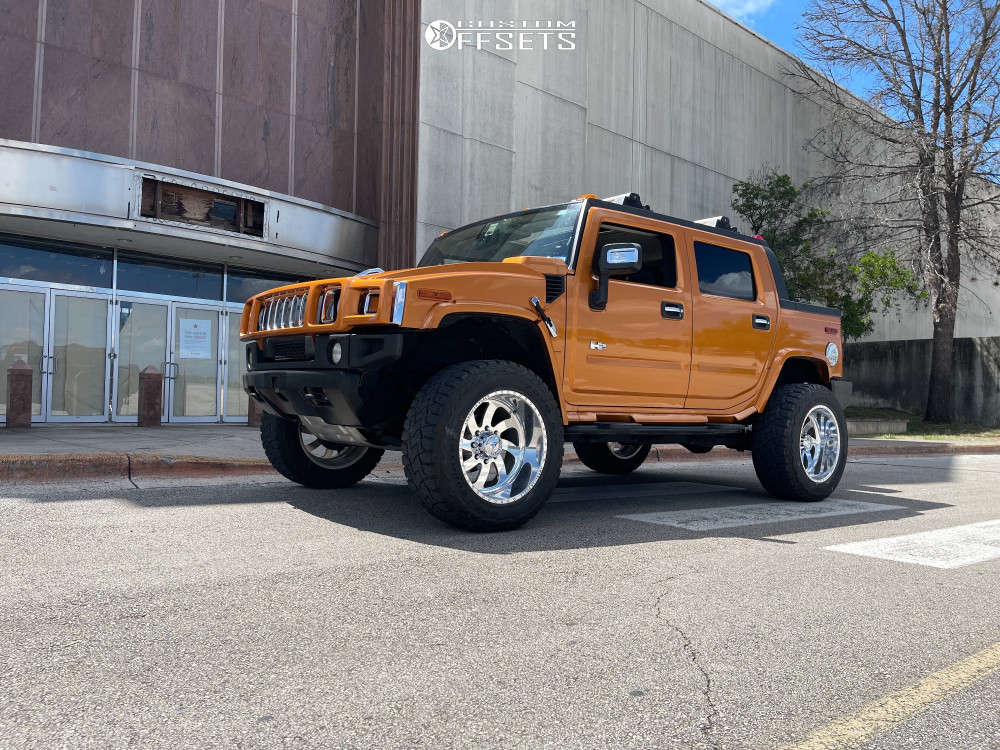 2006 HUMMER H2 with 22x12 -40 American Force Blade Ss8 and 37/13.5R22 ...
