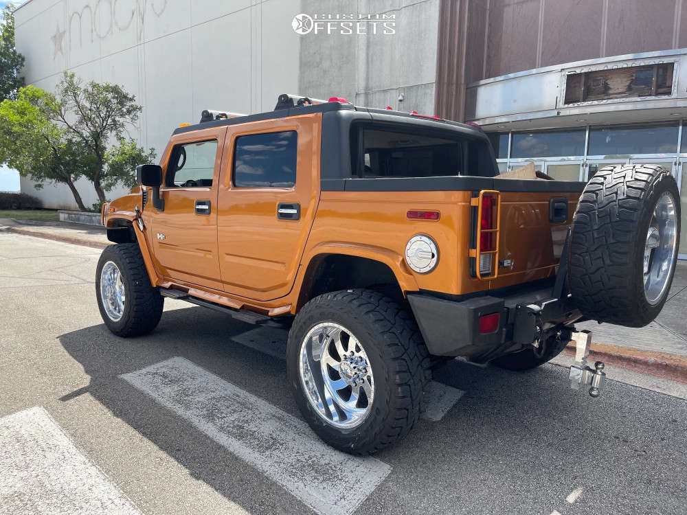 2006 HUMMER H2 with 22x12 -40 American Force Blade Ss8 and 37/13.5R22 ...