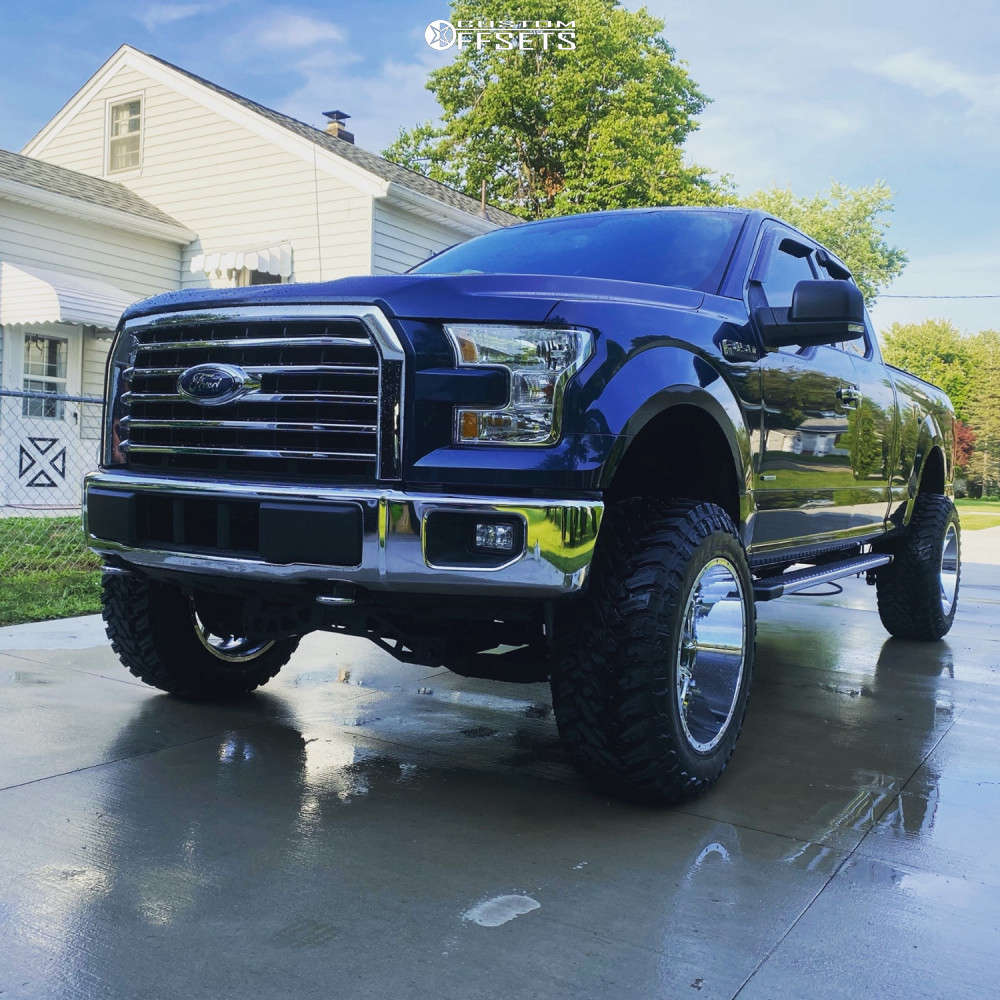 2017 Ford F-150 with 20x12 -44 Vision Sliver 360 and 35/12.5R20 Atturo ...