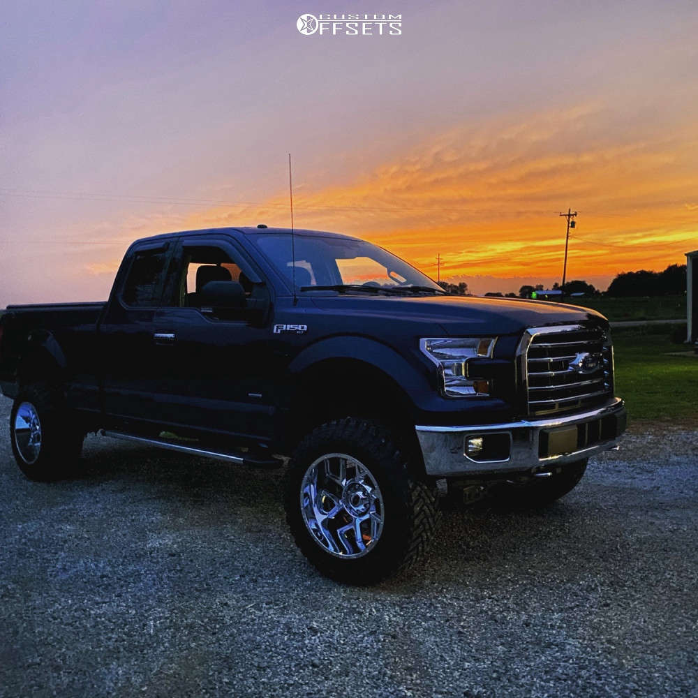 2017 Ford F-150 with 20x12 -44 Vision Sliver 360 and 35/12.5R20 Atturo ...