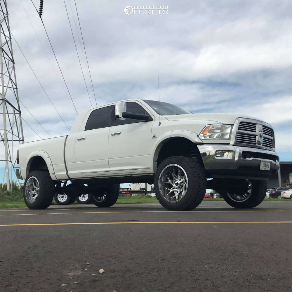 2012 Ram 3500 with 22x12 -44 Fuel Runner and 35/12.5R22 Gladiator Xcomp ...