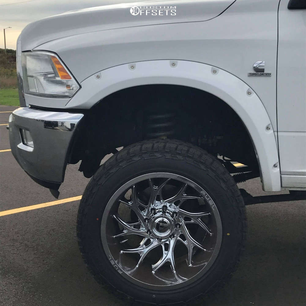 2012 Ram 3500 with 22x12 -44 Fuel Runner and 35/12.5R22 Gladiator Xcomp ...