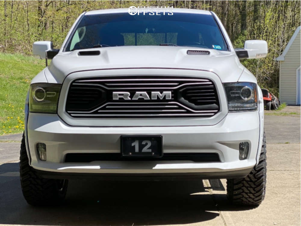 2018 Ram 1500 with 20x12 -44 TIS 544BM and 33/12.5R20 Atturo Trail ...