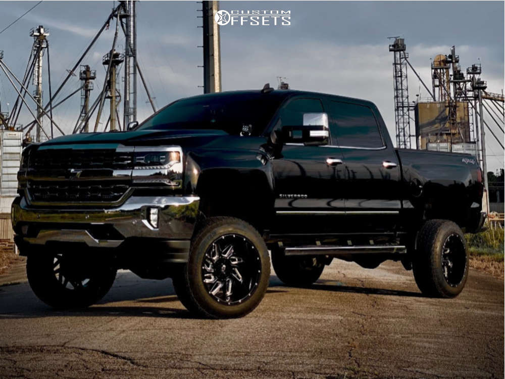 2018 Chevrolet Silverado 1500 with 22x14 -76 Vision Spyder and 33/12.5R22 Nitto Recon Grappler A ...