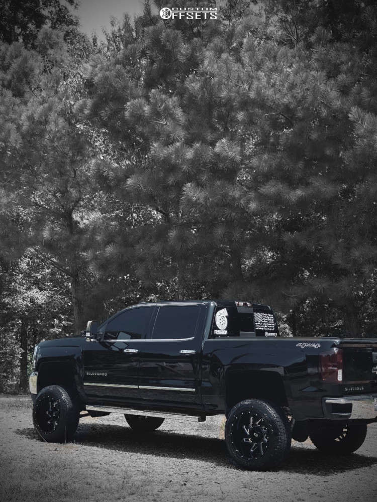 2018 Chevrolet Silverado 1500 with 22x14 -76 Vision Spyder and 33/12.5R22 Nitto Recon Grappler A ...