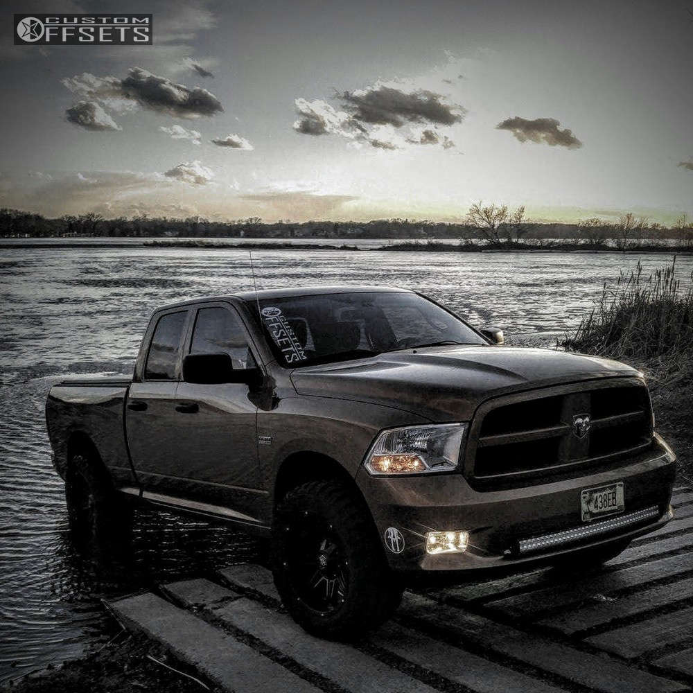 2012 Ram 1500 with 20x10 -25 Mayhem Rampage and 33/12.5R20 Federal ...