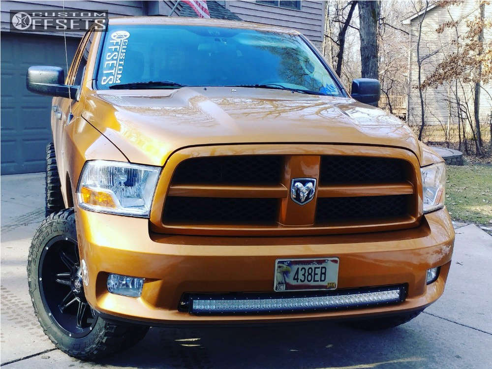 2012 Ram 1500 with 20x10 -25 Mayhem Rampage and 33/12.5R20 Federal ...