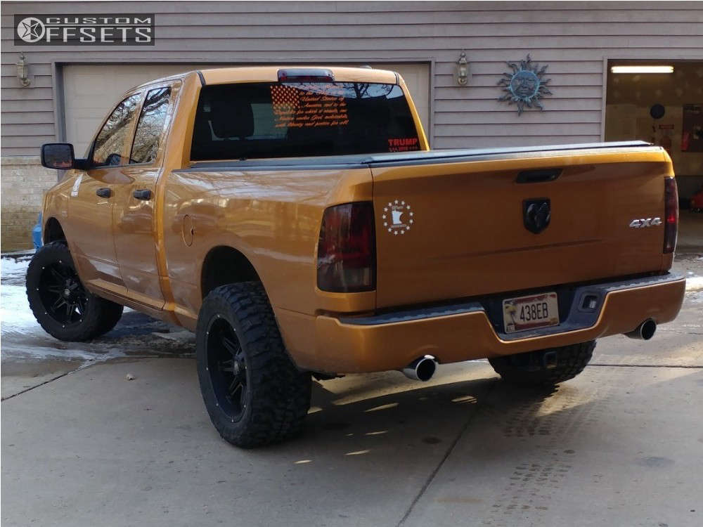 2012 Ram 1500 with 20x10 -25 Mayhem Rampage and 33/12.5R20 Federal ...