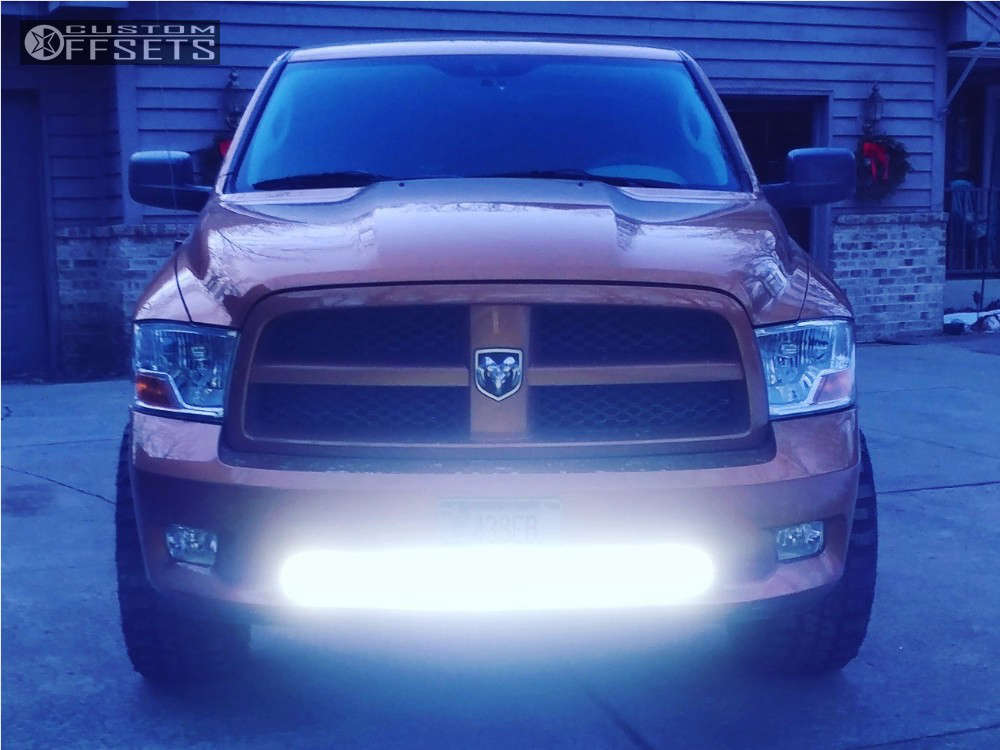 2012 Ram 1500 with 20x10 -25 Mayhem Rampage and 33/12.5R20 Federal ...