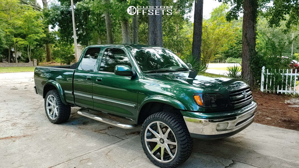 2002 Toyota Tundra with 22x9.5 25 DUB Push and 285/45R22 Patriot ...
