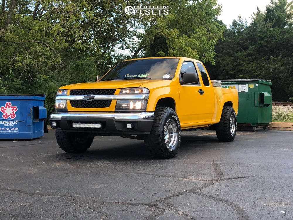 2004 Chevrolet Colorado with 15x10 -24 Pacer Bullet Hole and 32/11.5R15 ...