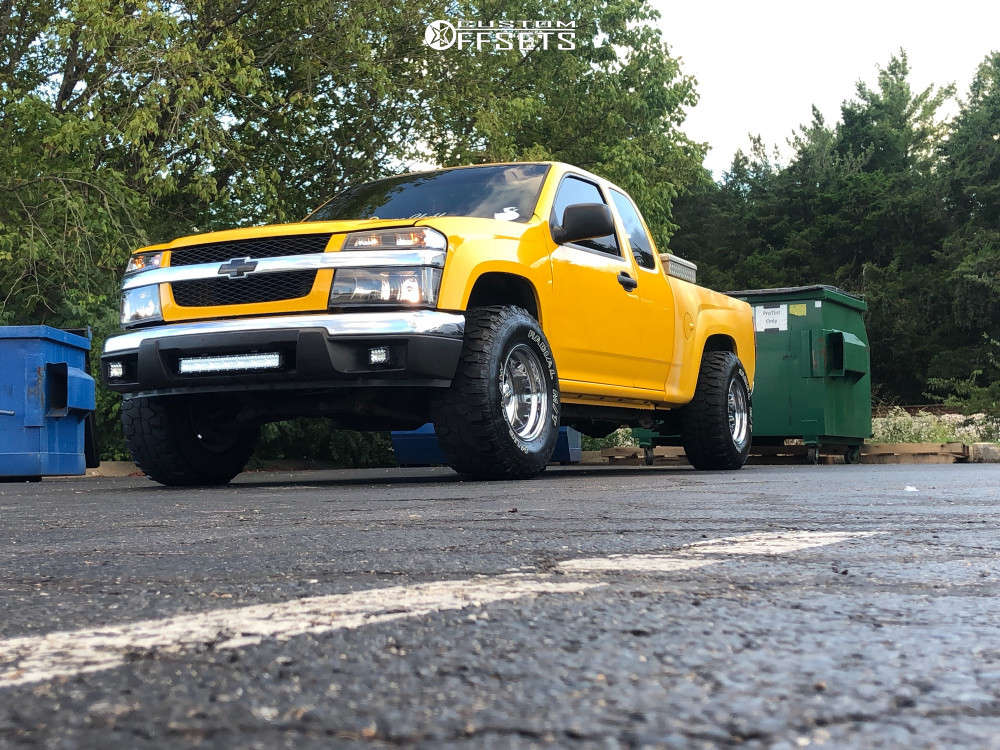 2004 Chevrolet Colorado with 15x10 -24 Pacer Bullet Hole and 32/11.5R15 ...
