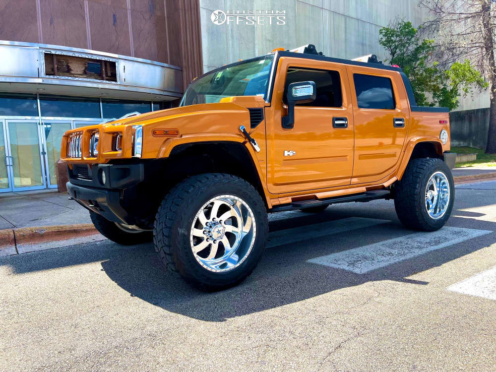 2006 HUMMER H2 with 22x12 -40 American Force Blade Ss8 and 37/13.5R22 ...