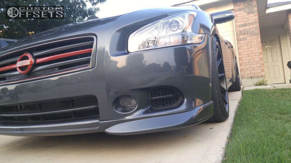 2013 Nissan Maxima with 20x10 40 Rohana Rc10 and 255/35R20 Nexen N3000 ...