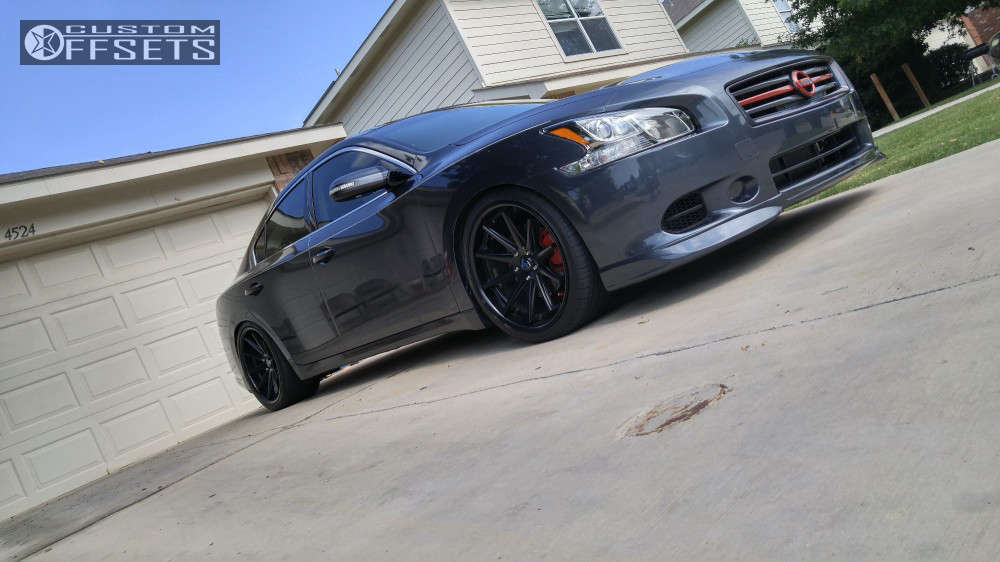 2013 Nissan Maxima with 20x10 40 Rohana Rc10 and 255/35R20 Nexen N3000 ...