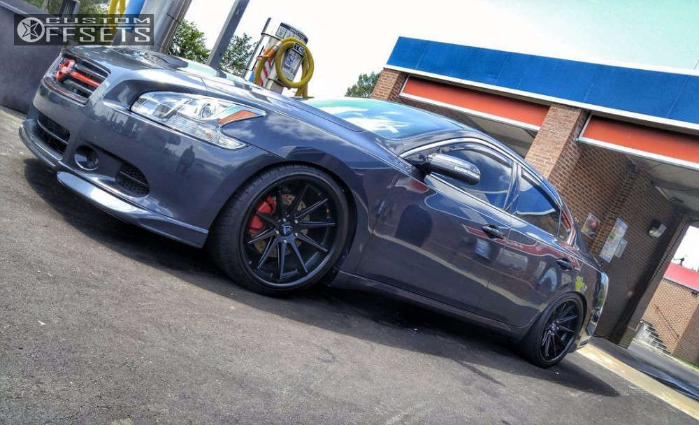 2013 Nissan Maxima with 20x10 40 Rohana Rc10 and 255/35R20 Nexen N3000 ...