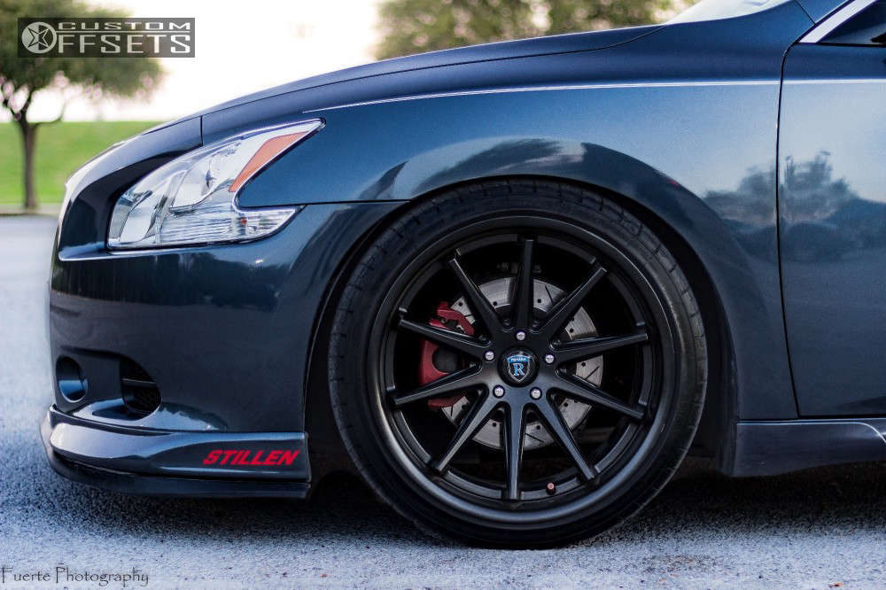2013 Nissan Maxima with 20x10 40 Rohana Rc10 and 255/35R20 Nexen N3000 ...